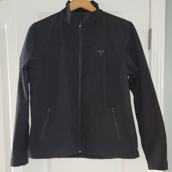 Tesla | Jackets & Coats | Tesla Blackzipup Jacket Womens L | Poshmark